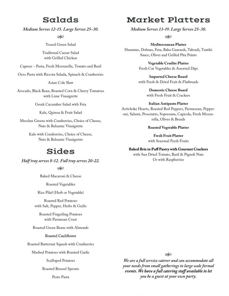 Catering - The Market Pound Ridge Square | Connecticut, USA